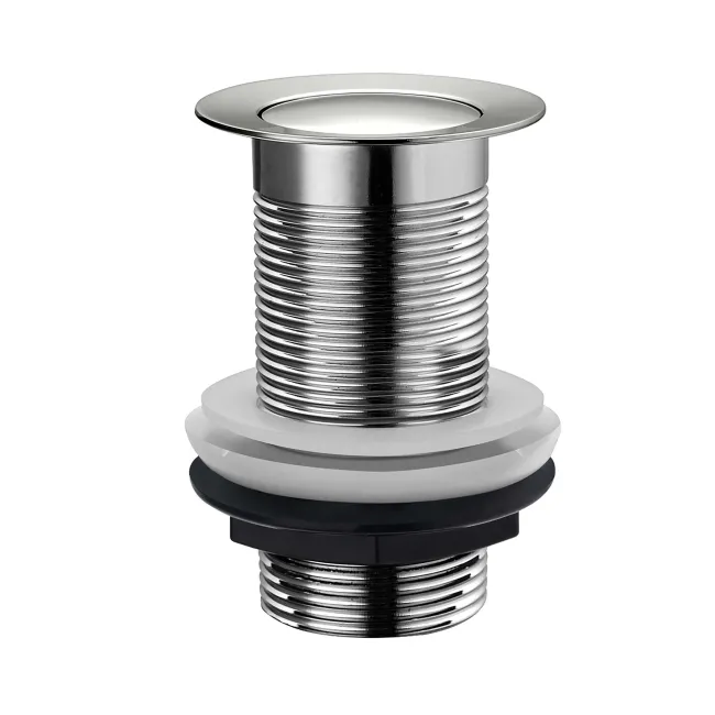 Pop Up Basin Waste Unslotted | Chrome Finish