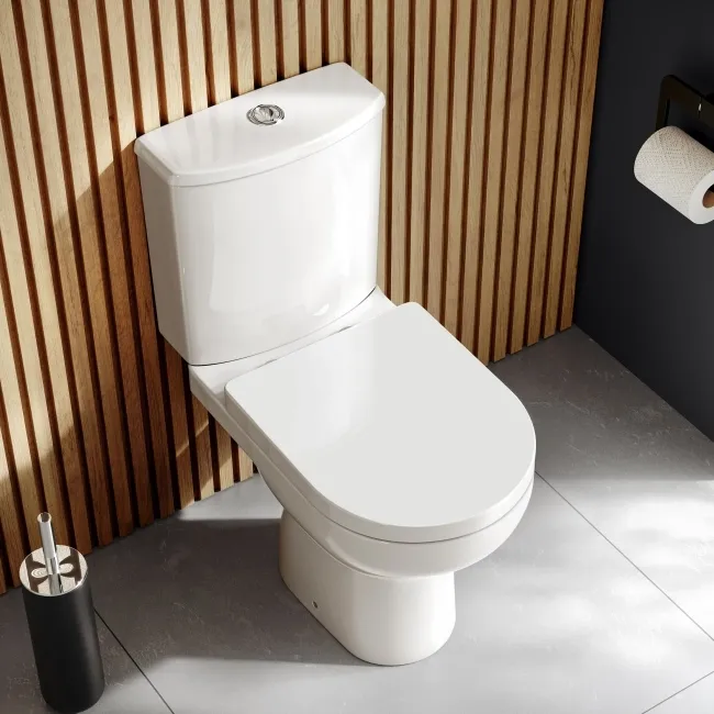 Casper Rimless Close Coupled Toilet | Soft Close Seat