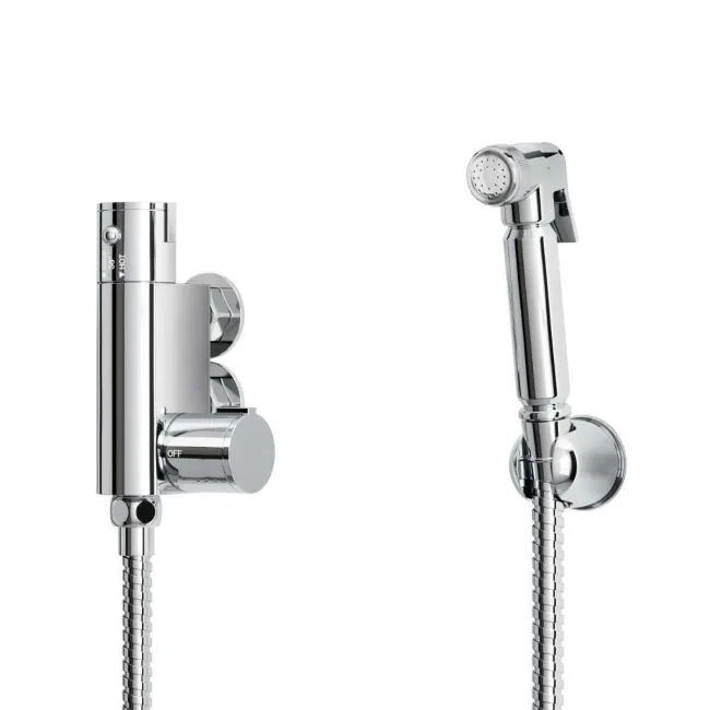 Douche Kit with Thermostatic Mixing Valve & Brass Spray Head