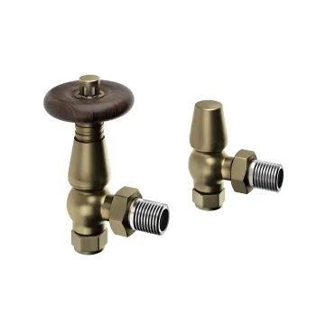Antique Gold Pipe Connectors Towel Rails & Radiators | 150mm