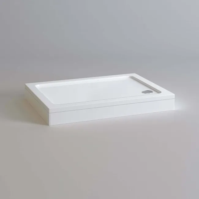 London Rectangular Stone Shower Tray & Riser | 1100x900mm