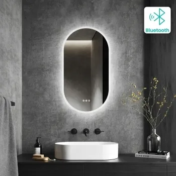Bluetooth LED Mirrors | Bathroom Mountain