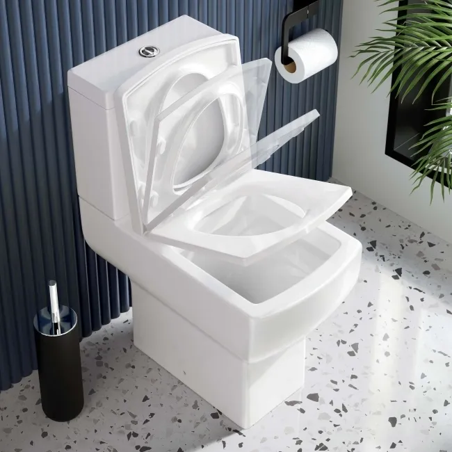 Portland Comfort Close Coupled Toilet With Soft Close Seat