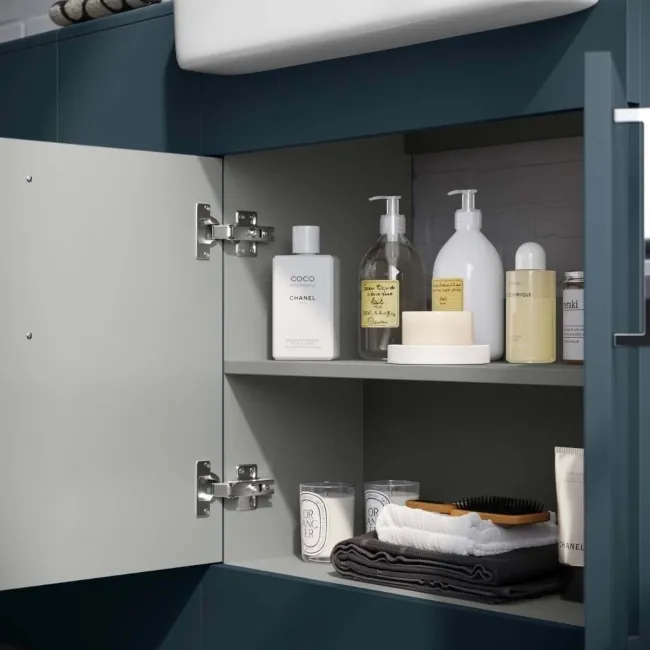 Harper Navy Blue Vanity & Tucson Toilet | 1500mm | Bathroom Mountain