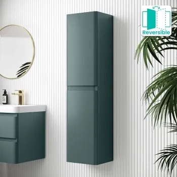 Corsica Midnight Green Wall Hung Slimline Vanity | 600mm