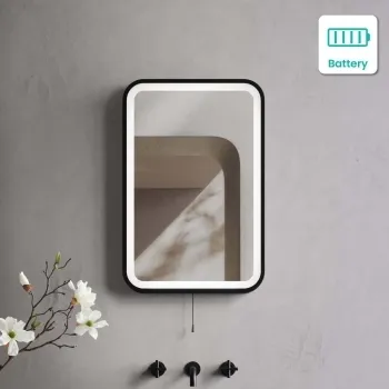 Battery LED Mirrors & Cabinets | Bathroom Mountain