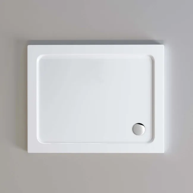 London Rectangular Stone Shower Tray & Riser | 1000x800mm