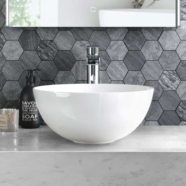 Oakland Round Counter Top Basin 355mm | Bathroom Mountain