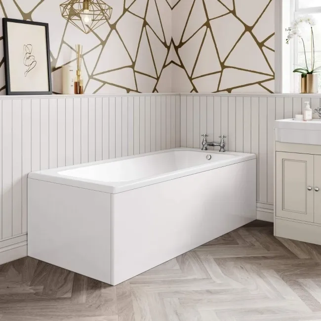 Super Strength Reinforced Acrylic Straight Bath Panel | 1700