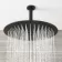Ballina Matt Black Ceiling Shower Set- Bathroom Mountain