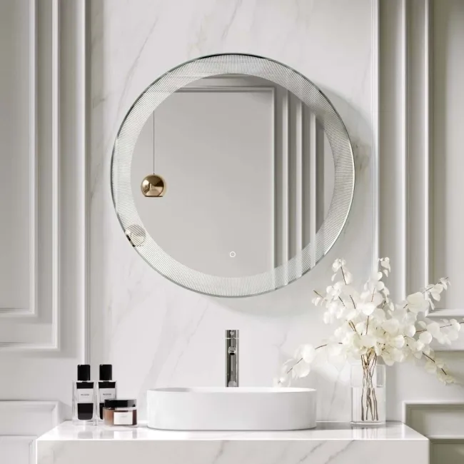 Blake Round Illuminated LED Mirror 800mm