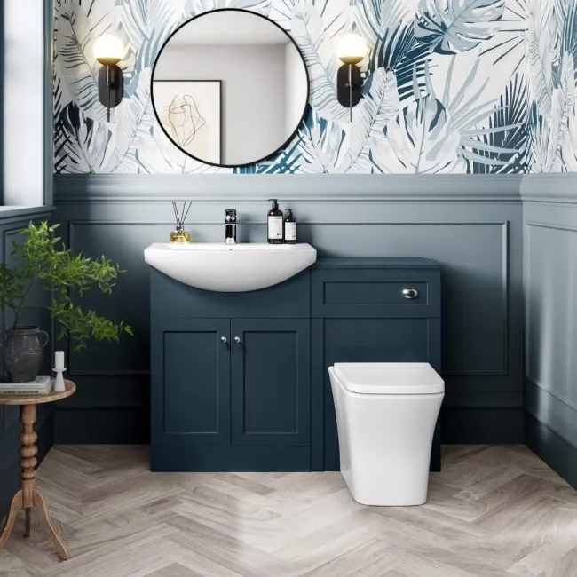 Capri Navy vanity Houston toilet combo 1150mm | Bathroom Mountain