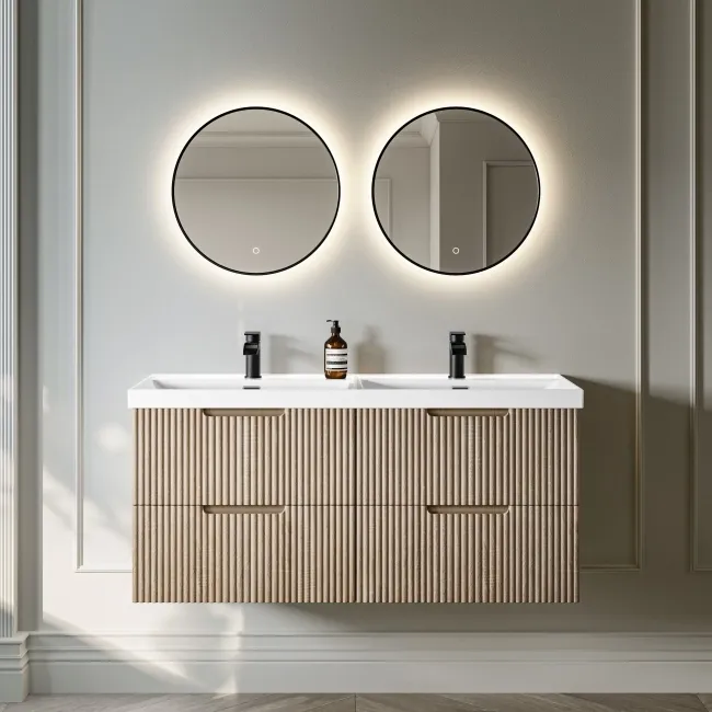 Crete Apex Double Basin Vanity | 1200mm