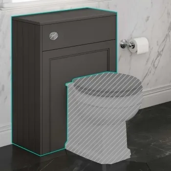 Lucia Graphite Grey Basin Vanity 830mm | Bathroom Mountain