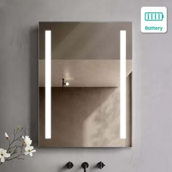 Battery LED Mirrors & Cabinets | Bathroom Mountain