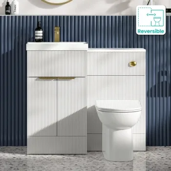 Double Drawer Vanity and Toilet | 1000mm | Bathroom Furniture