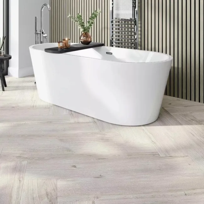 Trepanel Aqua® Waterproof Ash Grey Wood Effect Slat Wall Panels