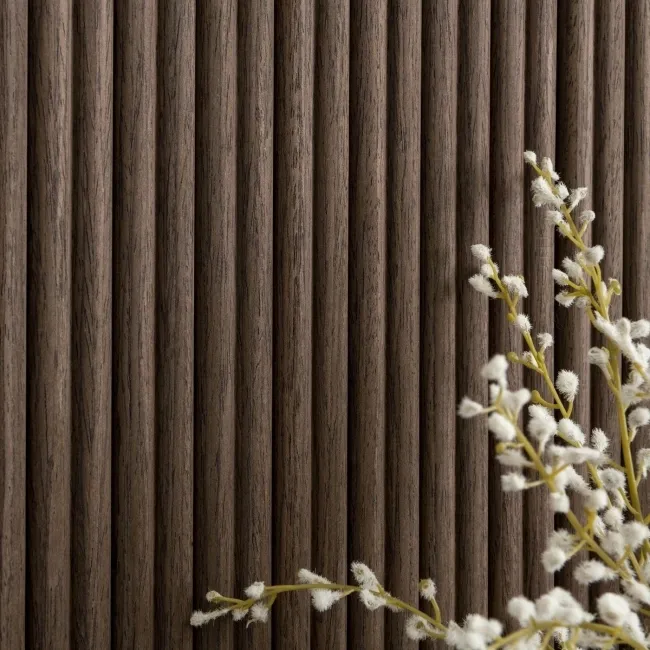 Trepanel Flex Walnut Brown Flexible Acoustic Wood Panels | 1200x600