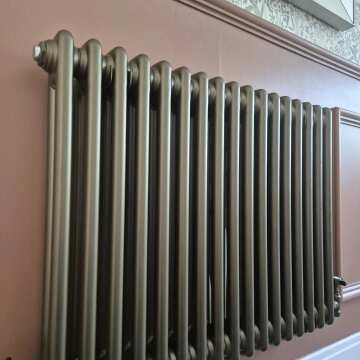 Athens Antique Double Column Horizontal Radiator | 600x785mm